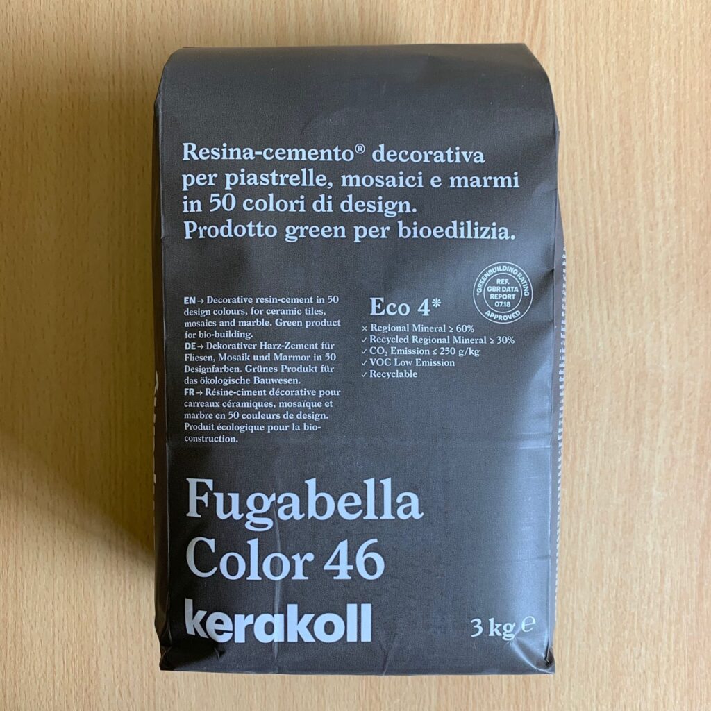 Fugabella Porcelain Grout 3kg - Color 46 - Mid Brown - Paving Traders