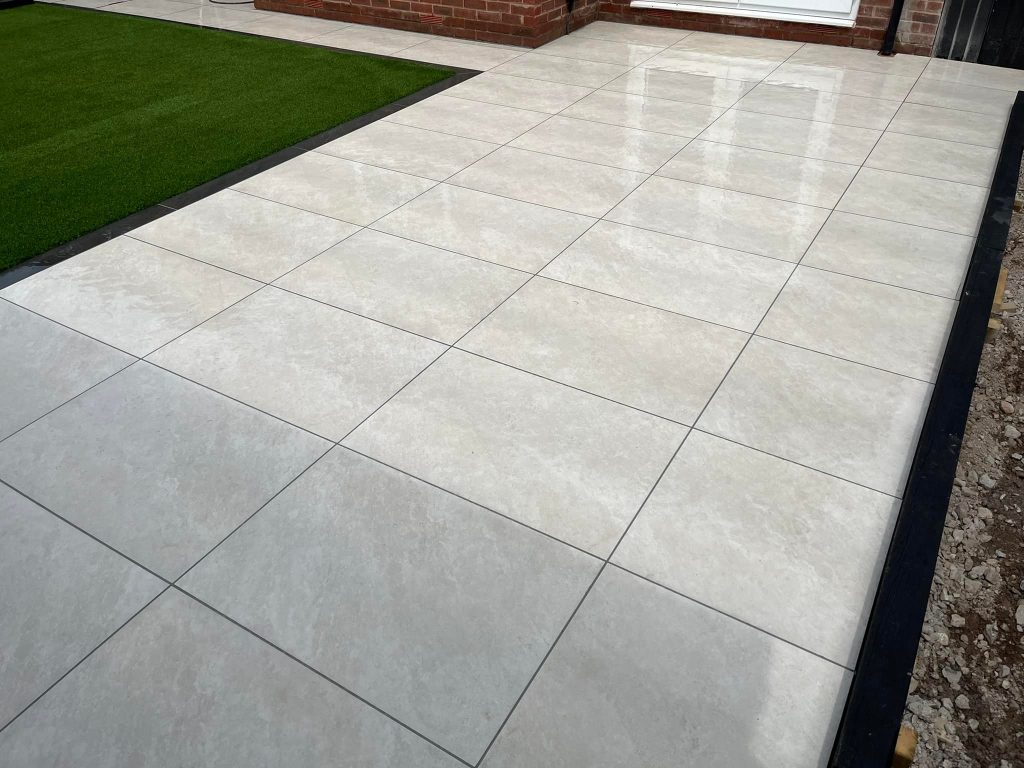 QUARTZ WHITE (QUARTZ WHITE) Porcelain - 1200x600x20mm / 21.6m2 Pack ...
