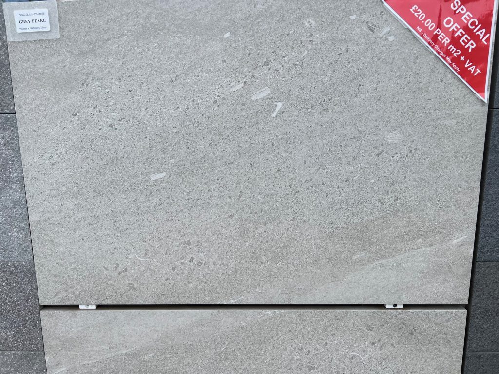 GREY PEARL Porcelain - 900x600x20mm / 21.6m2 Pack - Paving Traders